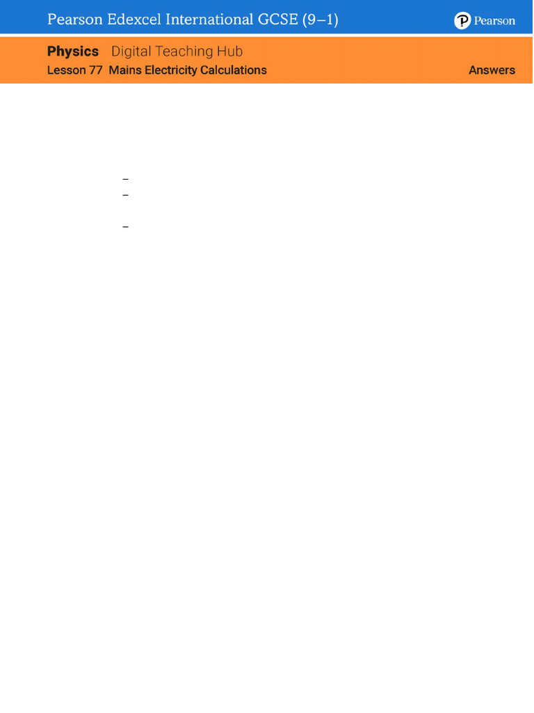 IG Physics Worksheets and Homework Guide | PDF | Fuse (Electrical ...