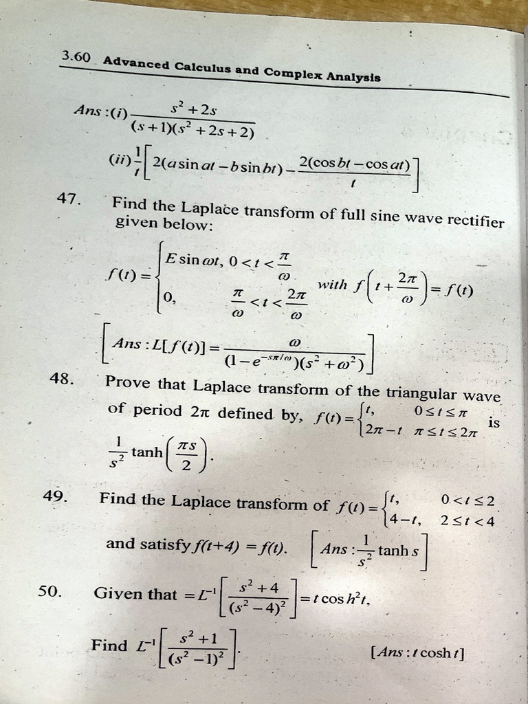 SRM Unit 4 Analytic Function Book | PDF
