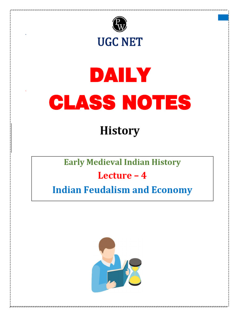 Early Medieval Indian History 04 _ Daily Class Notes | PDF | Feudalism