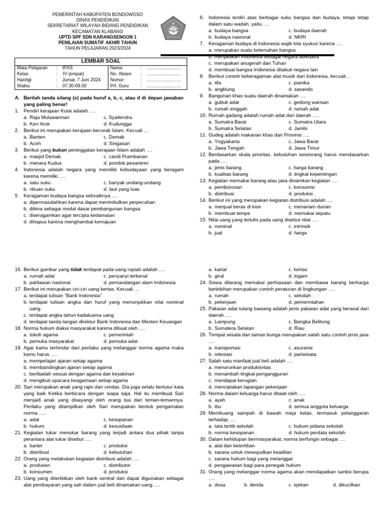 SAS 2 KLS 4 IPAS | PDF