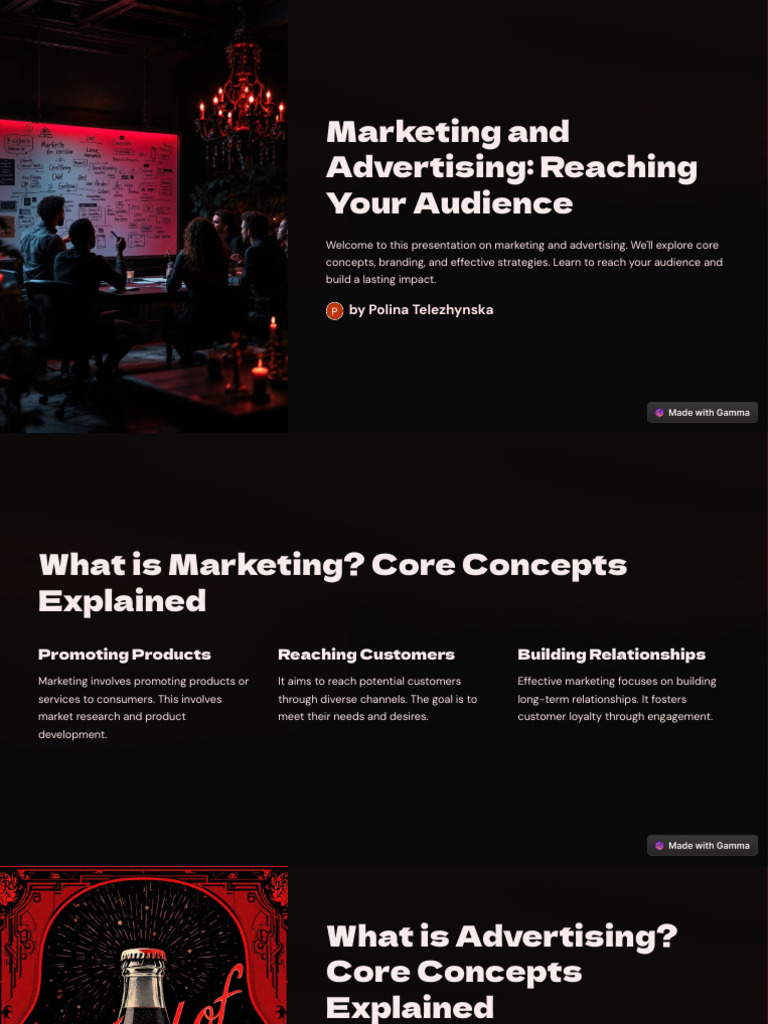 Marketing and Advertising Reaching Your Audience | PDF | Brand ...