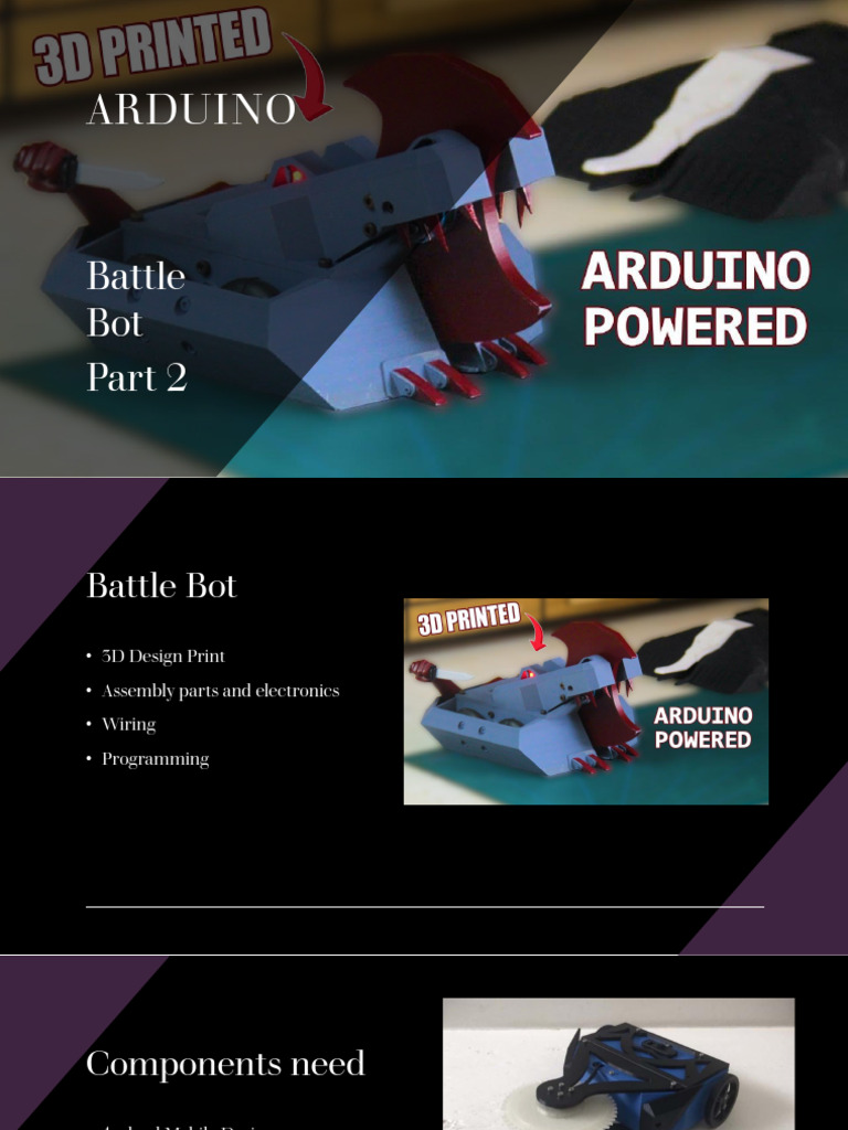 Arduino Project Battle Bot Part 2 | PDF