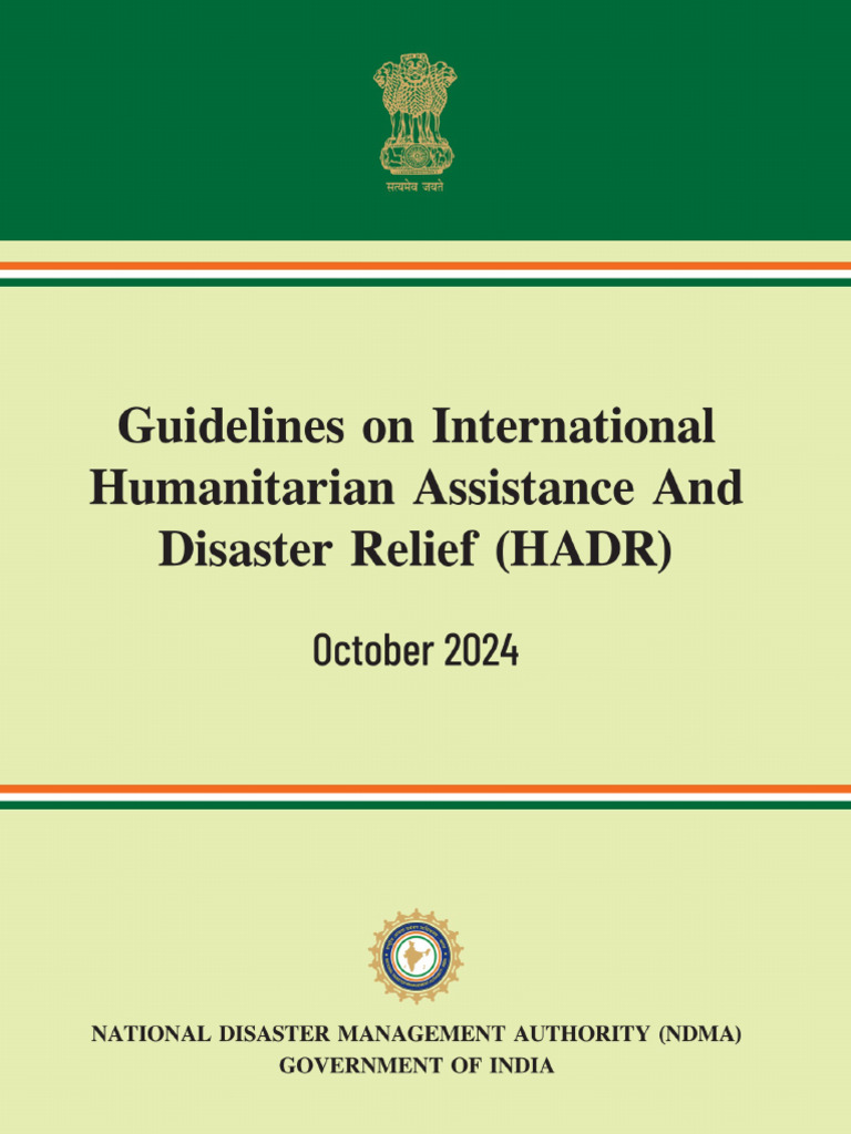 HADR Guideline Oct 2024 | PDF