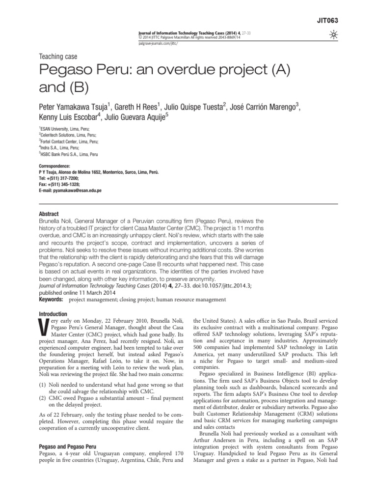 Module3 Case Study | PDF | Business | Information Technology