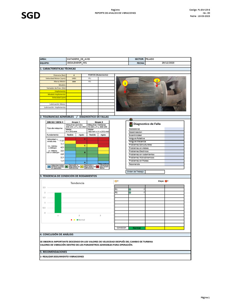 Vib. Turbina Escaldador 1 Pelado | PDF | Ingeniería mecánica