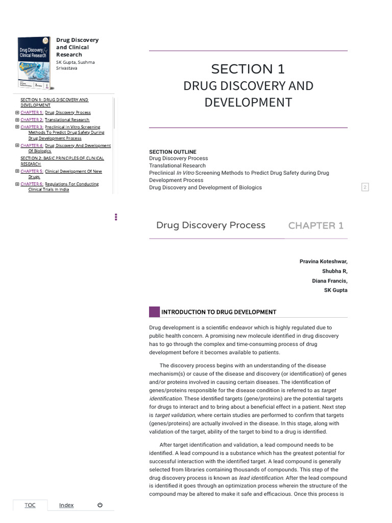 Drug discovery Part 1 | PDF | Drug Discovery | Drug Development