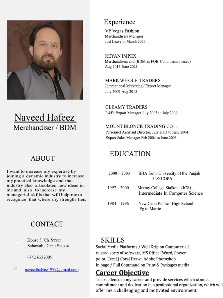 cv Naveed-1 | PDF