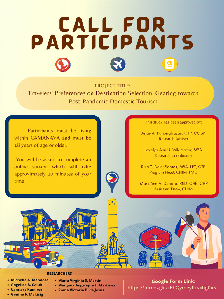 Participant Recruitment for Travel Study | PDF