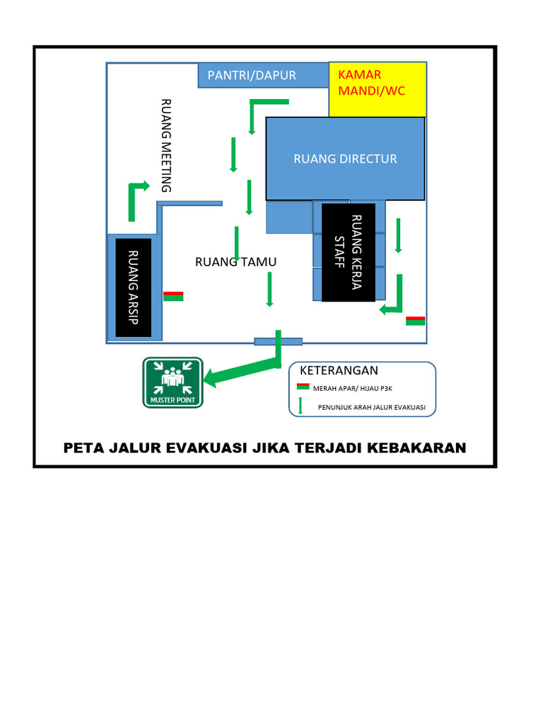 Peta Jalur Evakuasi | PDF