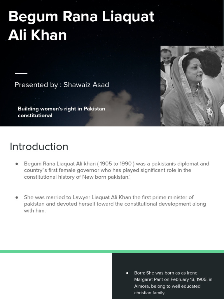 Rana Liaquat Ali Khan | PDF