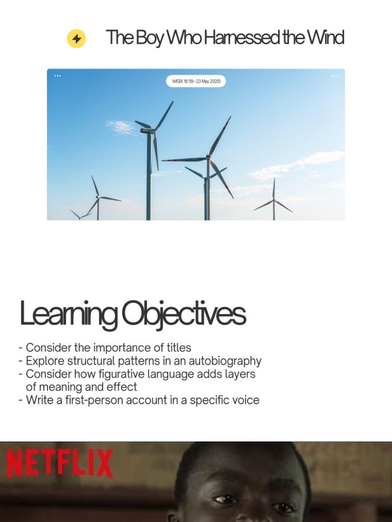 The Boy Who Harnessed the Wind | PDF