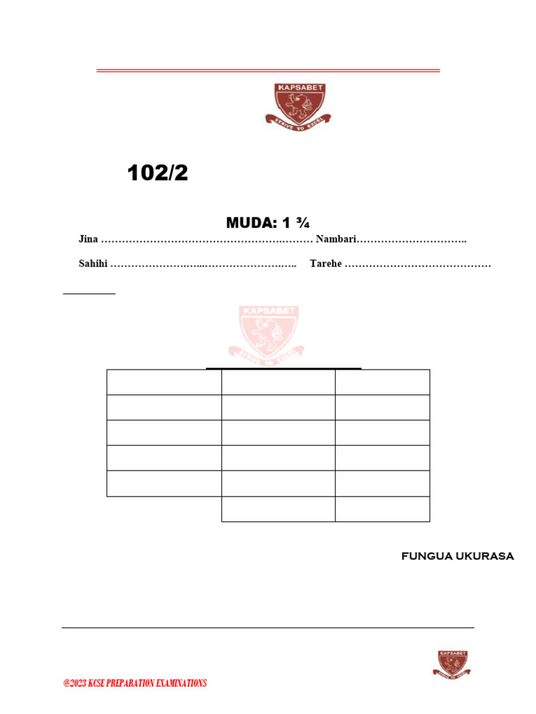 English Paper 2 QNS | PDF