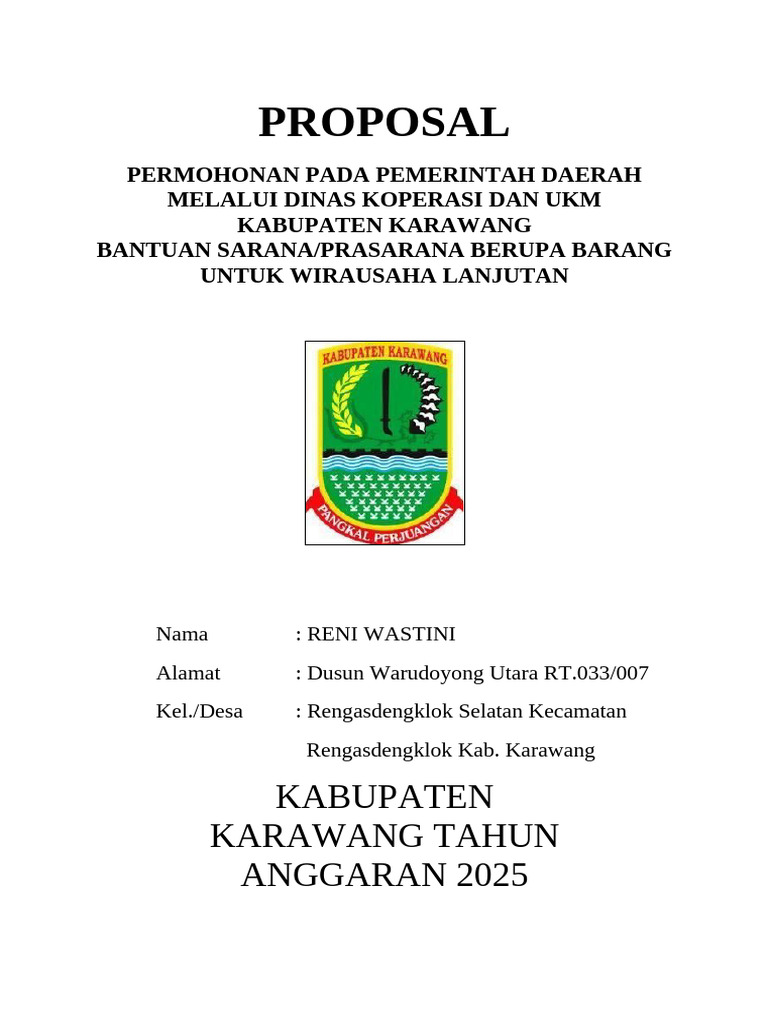 Contoh Proposal Terbaru | PDF