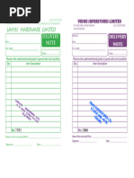 Delivery Docket Template PDF | PDF