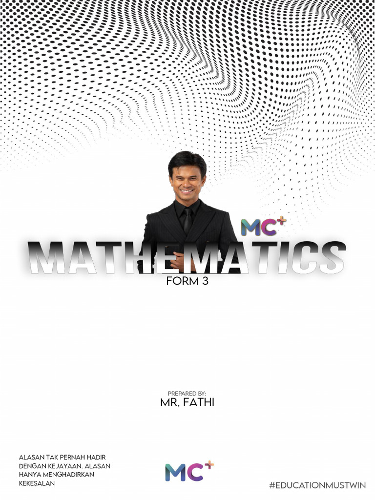 FORM 3 MATHS SIR FATHI 08.05.2025 | PDF