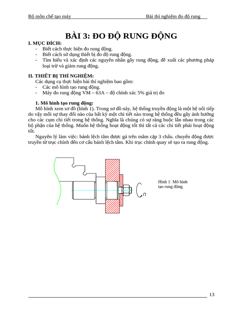 Bai 3 NEWThi nghiem đo độ rung | PDF