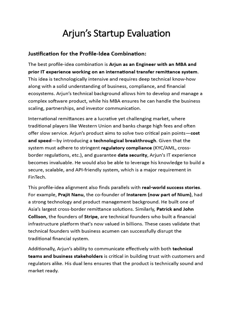 Arjun Finlatics Project 1 | PDF | Venture Capital | Corporate Finance