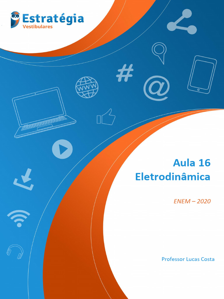 Livro Aula 16 | PDF | Corrente elétrica | Eletricidade