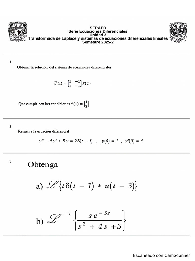 Serie 3 - Luna Moreno Sayuri - Ecuaciones Diferenciales | PDF