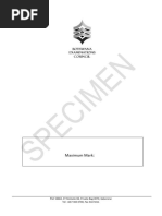 Social Studies Bgcse Past Papers 2007-2022 | PDF | Botswana | Governance