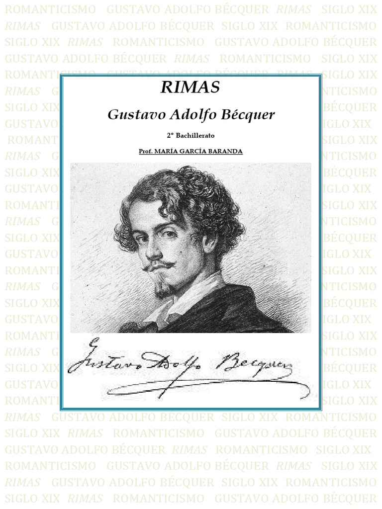Análisis Rimas Bécquer | PDF | Poesía | Romanticismo