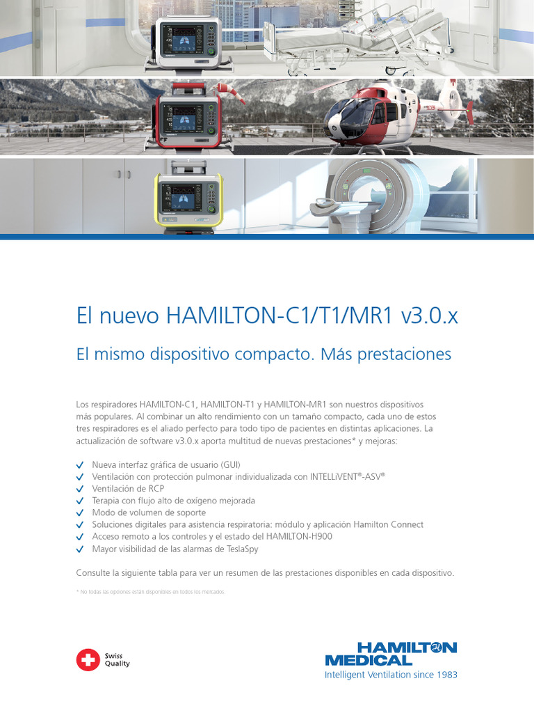 New HAMILTON C1 T1 MR1 v3.0 - Brochure - Es - ELO20210317N.00 | PDF ...