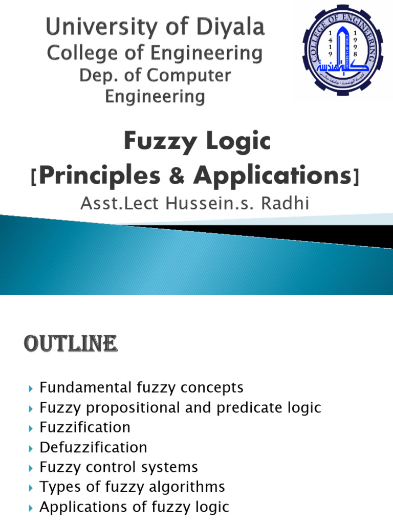 Fuzzy Logic (Principles & Applications) | PDF | Fuzzy Logic | Logic