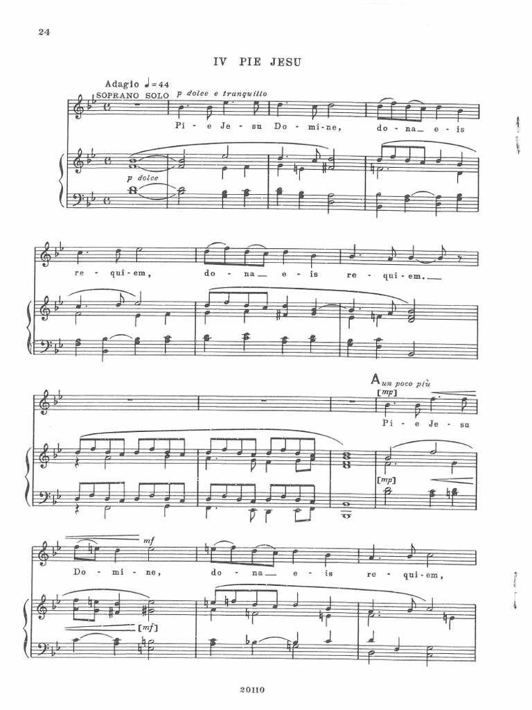 Pie-Jesu | PDF