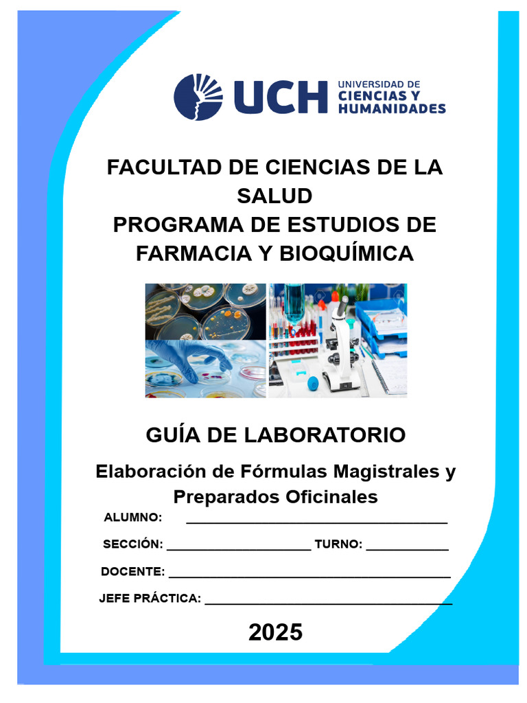 Guia Elaboracion de Formulas Oficinales y Magistrales - Farmacia y ...