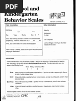 BRIGANCE K Screen III Self-Help Social-Emotional Scales-Teacher | PDF ...