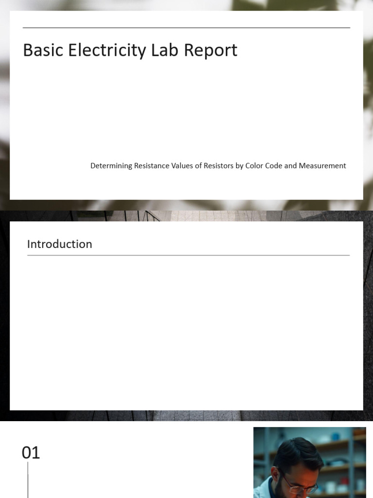 Basic Electricity Lab Report | PDF | Resistor | Accuracy And Precision