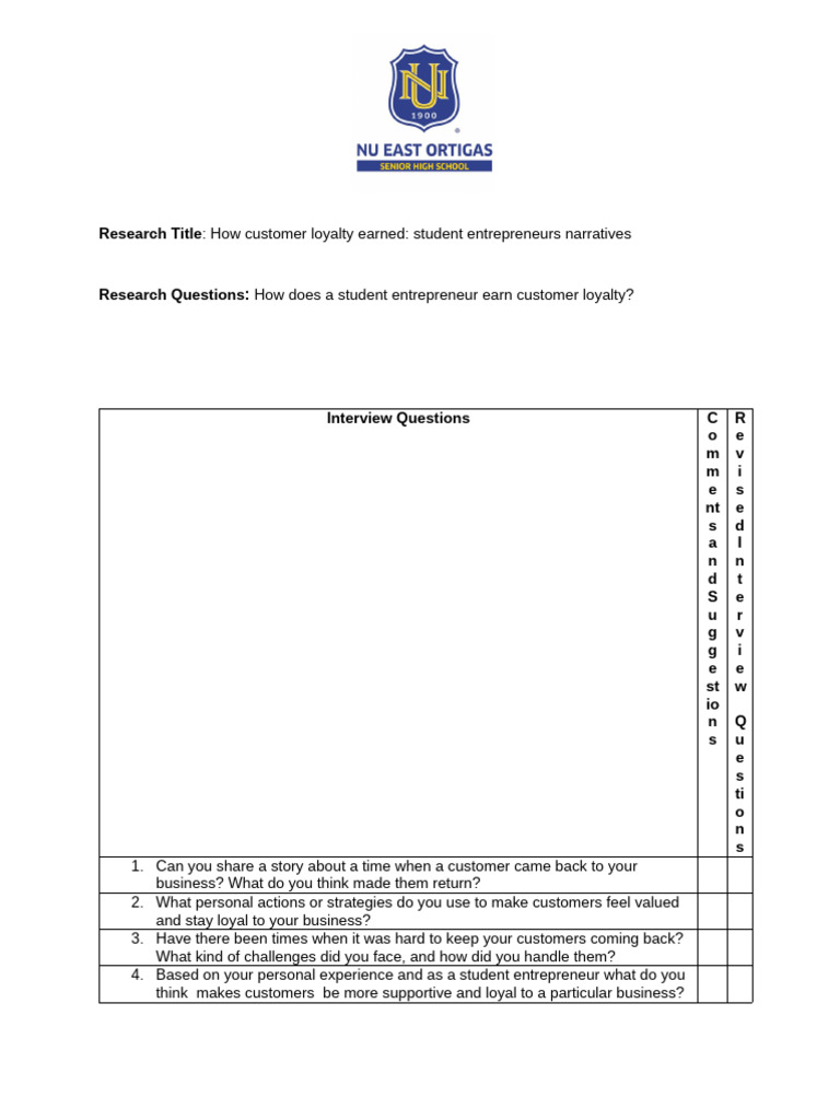 Group 2 Instrument Validation Form | PDF
