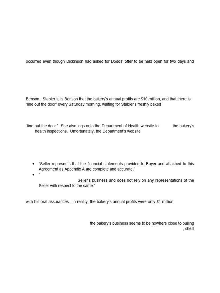 Contracts Practice Problems (2.9.2024) | PDF | Sales