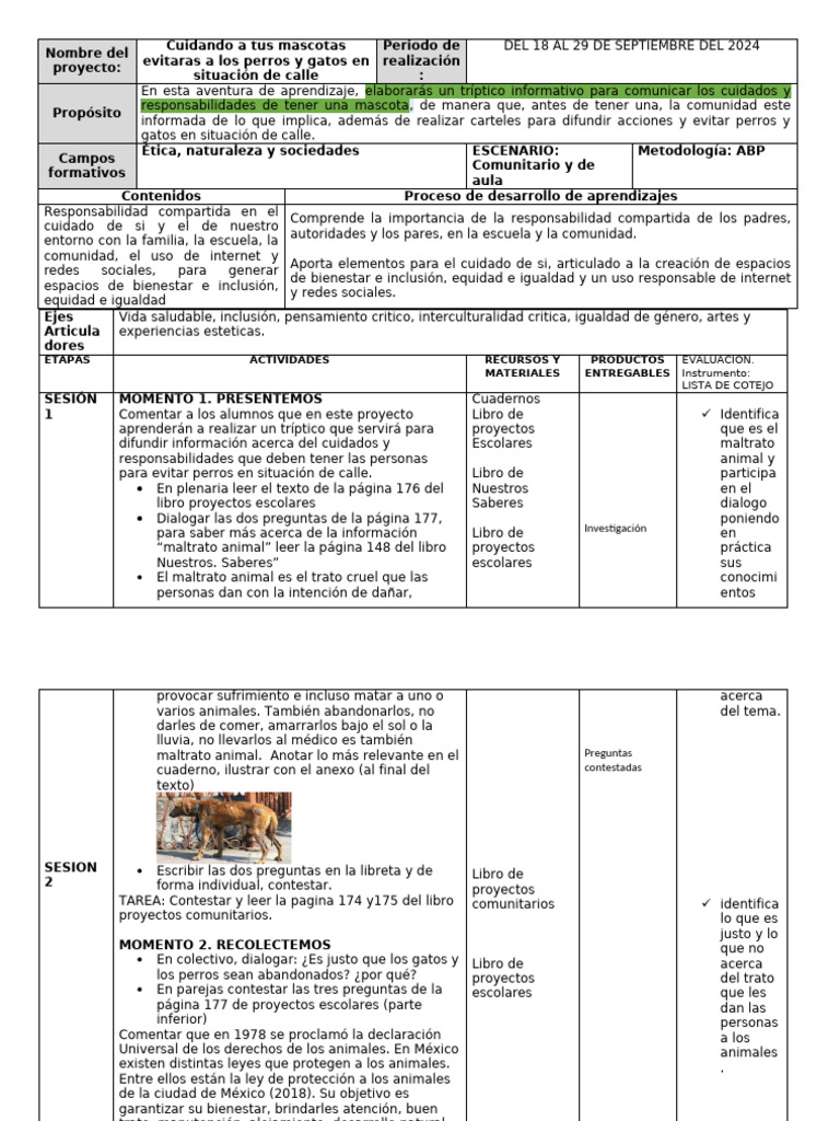 Los Perros En Situacion De Calle Pdf Mascota Inclusión Educación