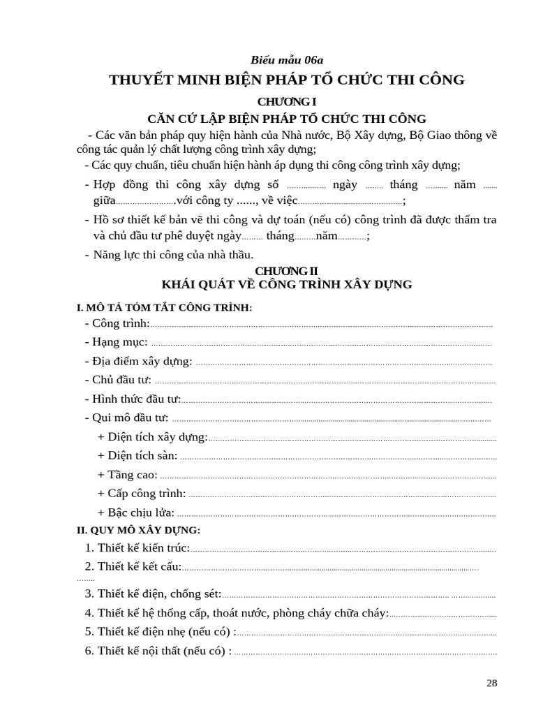 Bieu Mau 06a | PDF