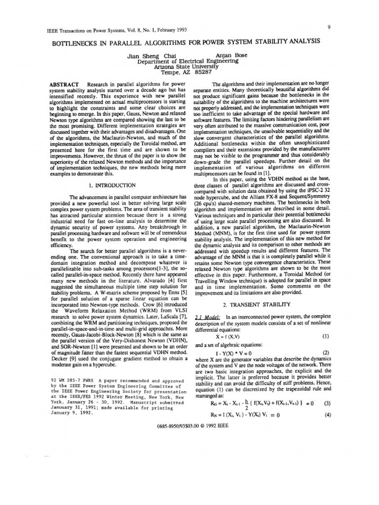 Bottlenecks in Stability Analysis | PDF