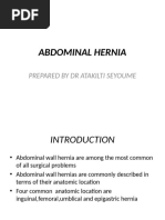 Nyhus Hernia Classification Overview | PDF