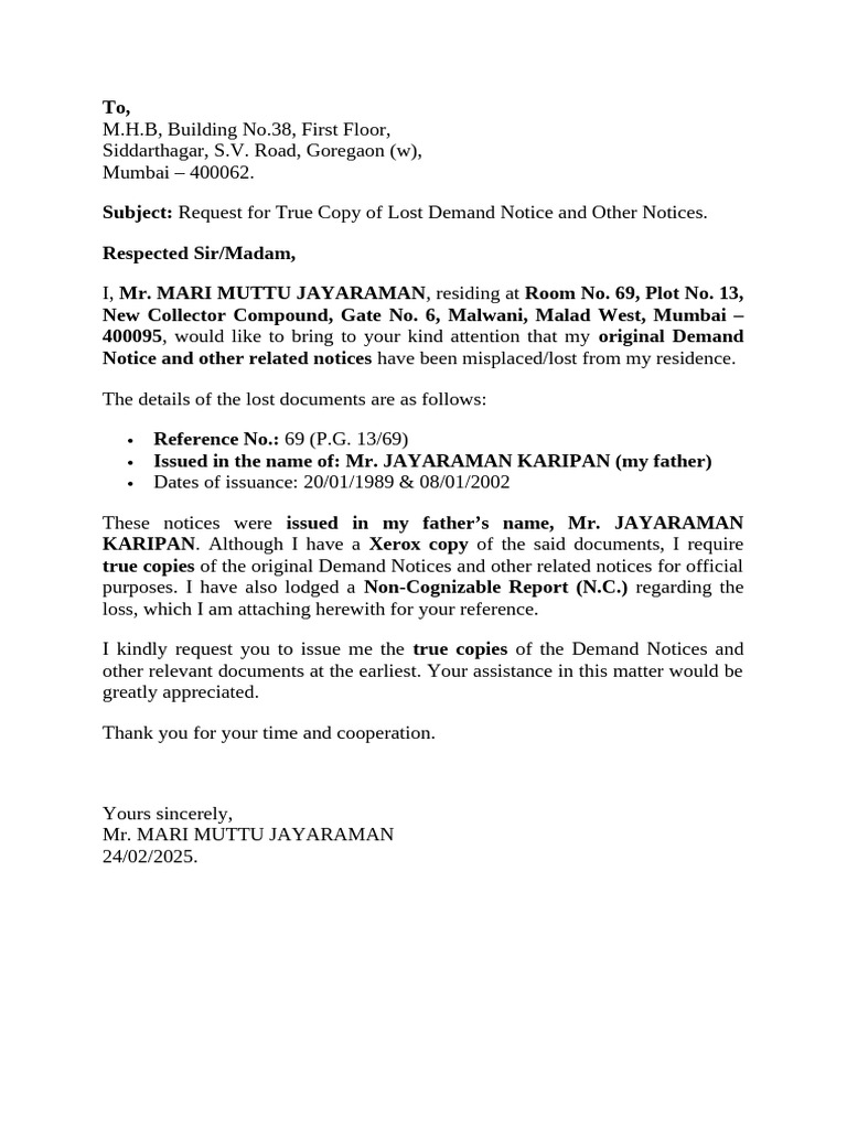 To Borivali Tehsil | PDF