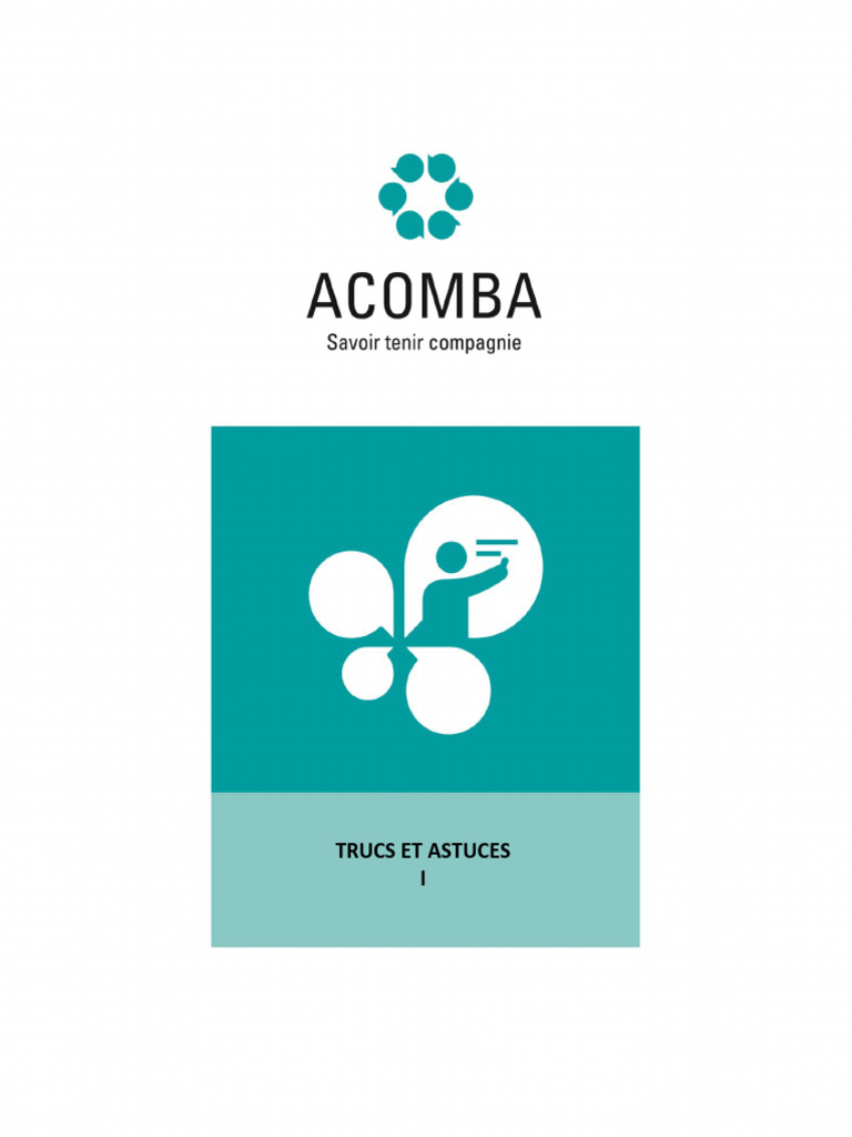 Acomba - Manuel Trucs Astuces | PDF | Sauvegarde (informatique) | Comptabilité analytique