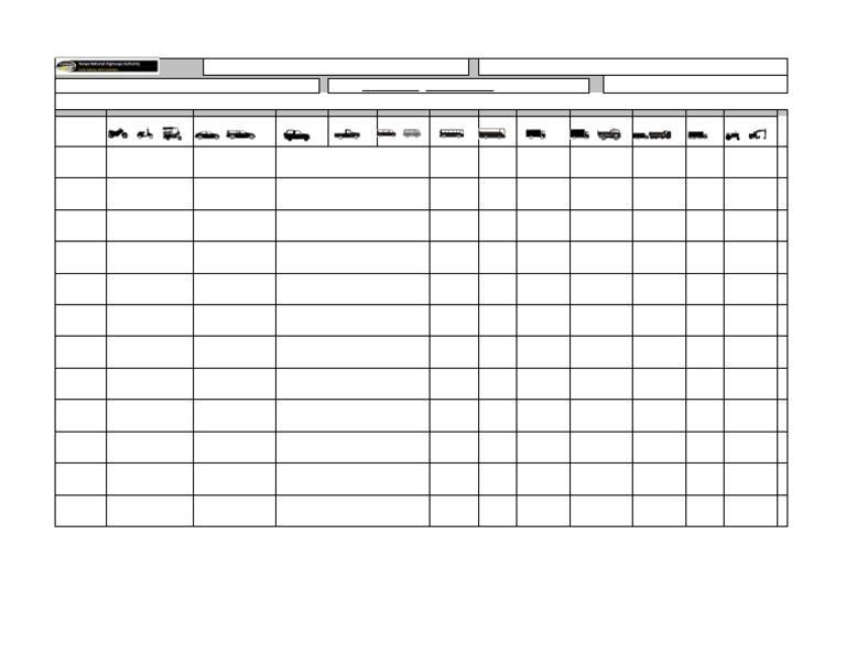 001 TRAFFIC COUNT FORM 12hr General | PDF