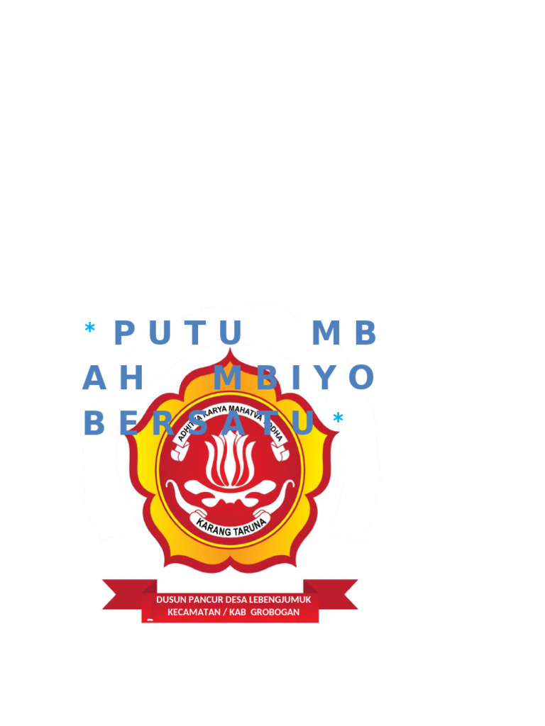Logo Putu Mbah Mbiyo | PDF
