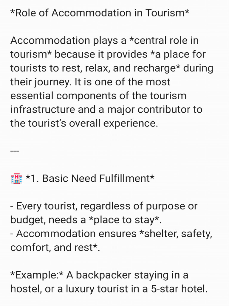 Role of Accomodation | PDF