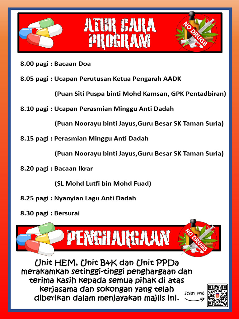 PAMPLET ANTI DADAH Utk Print | PDF