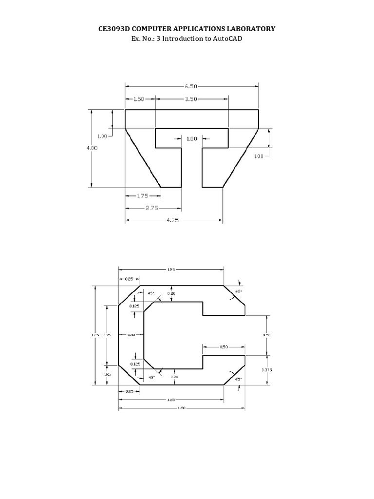 Exercise 3 Autocad Pdf