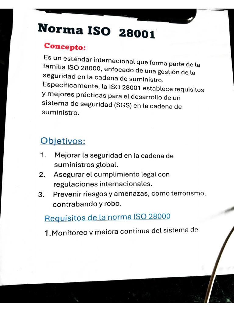 Norma ISO 28001 | PDF