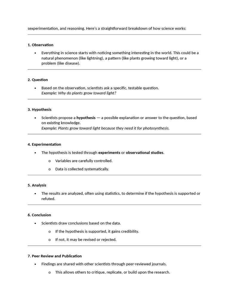 How Science Works | PDF