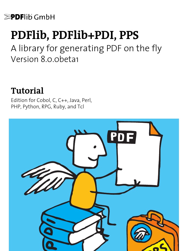 Pdflib 8 Beta Tutorial Pdf Portable Document Format String Computer Science