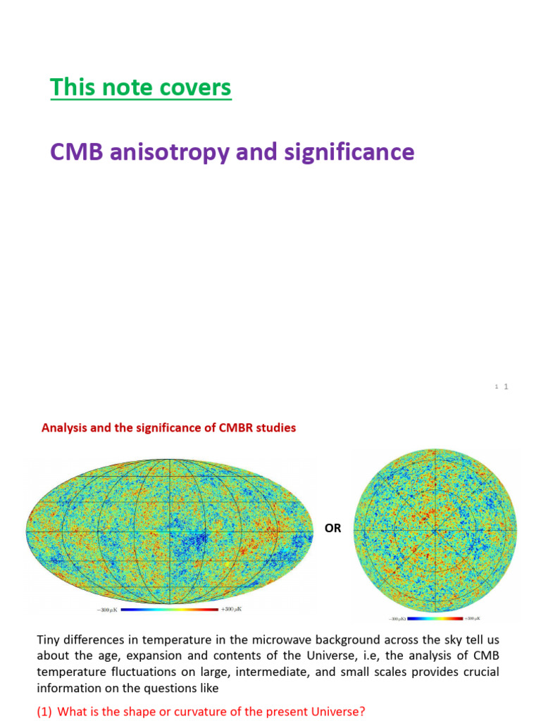 Unit II | PDF | Cosmic Microwave Background | Physical Cosmology