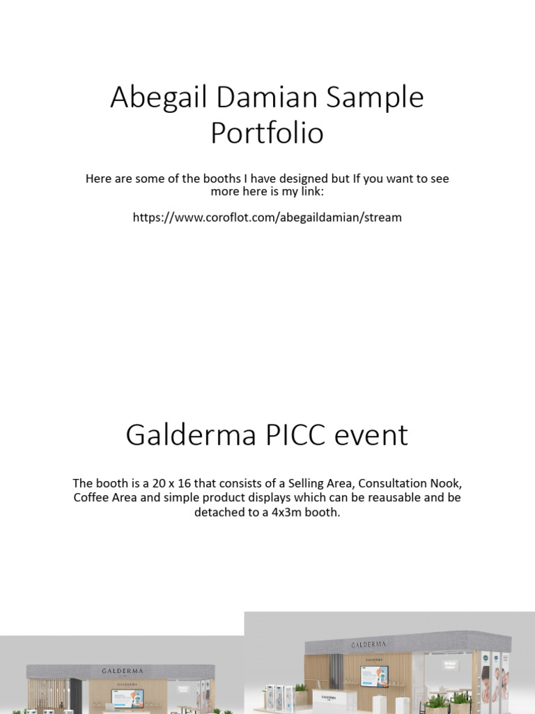 Abegail Damian Sample Portfolio | PDF