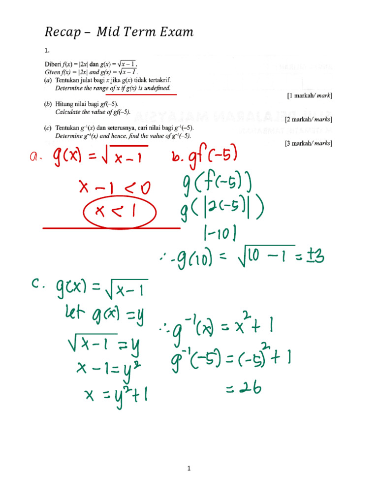 Recap - Mid Term Exam Form 2 | PDF | Foods